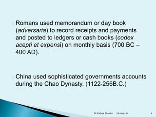 History of accounting | PPSX
