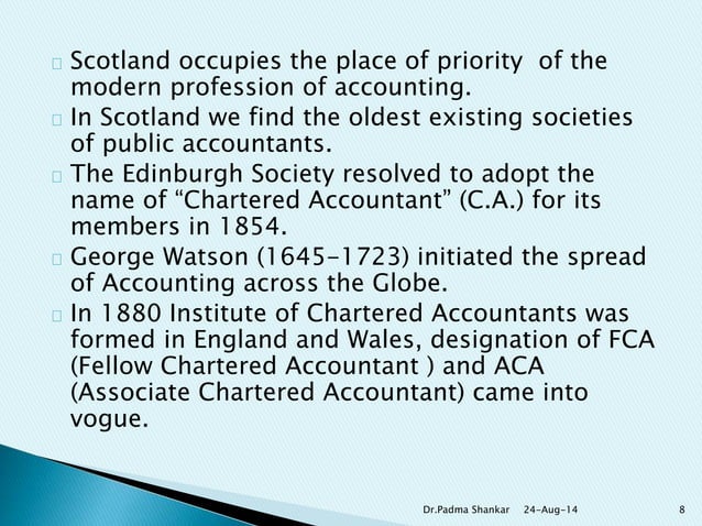 History of accounting | PPSX