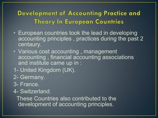 History of Accounting Thought | PPT
