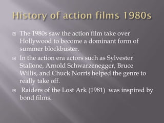 History of action films k | PPT