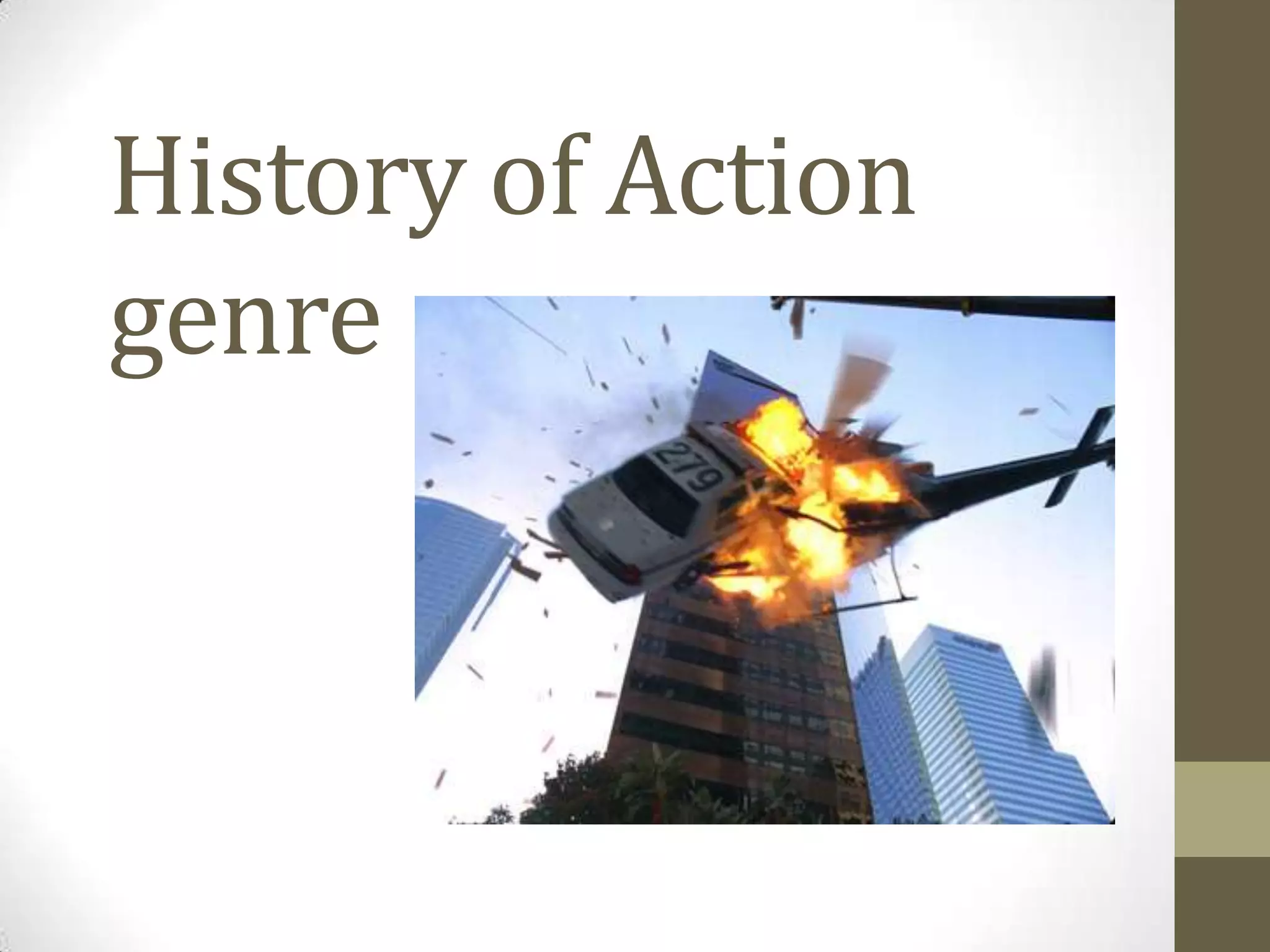 History of action genre | PPTX