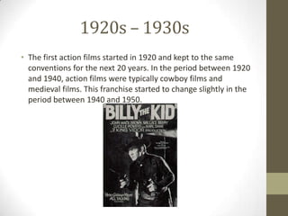 History of action genre | PPTX