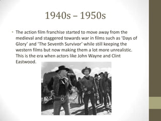 History of action genre | PPTX