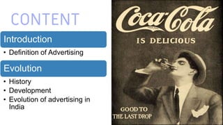 History of advertisement (india) | PPT