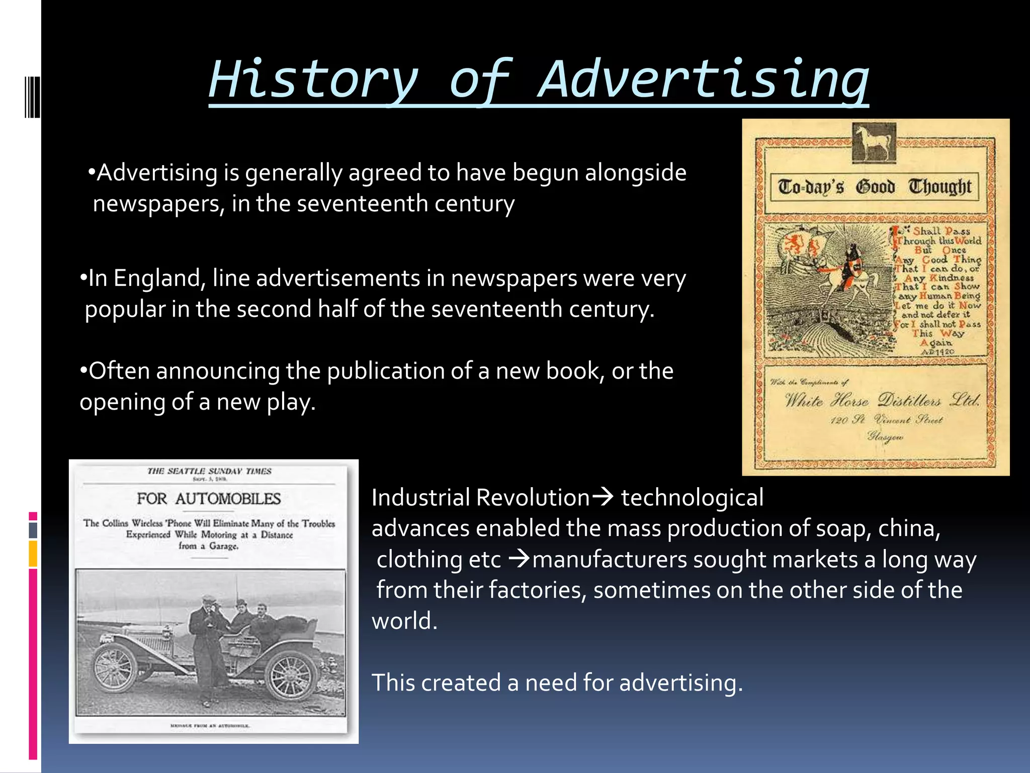 History of advertising | PPTX