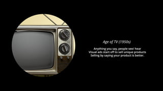 History of advertising Pre 1800s Until Now | PDF