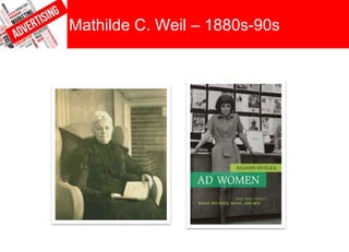History of advertising - Mad Men and Women through the years | PPTX