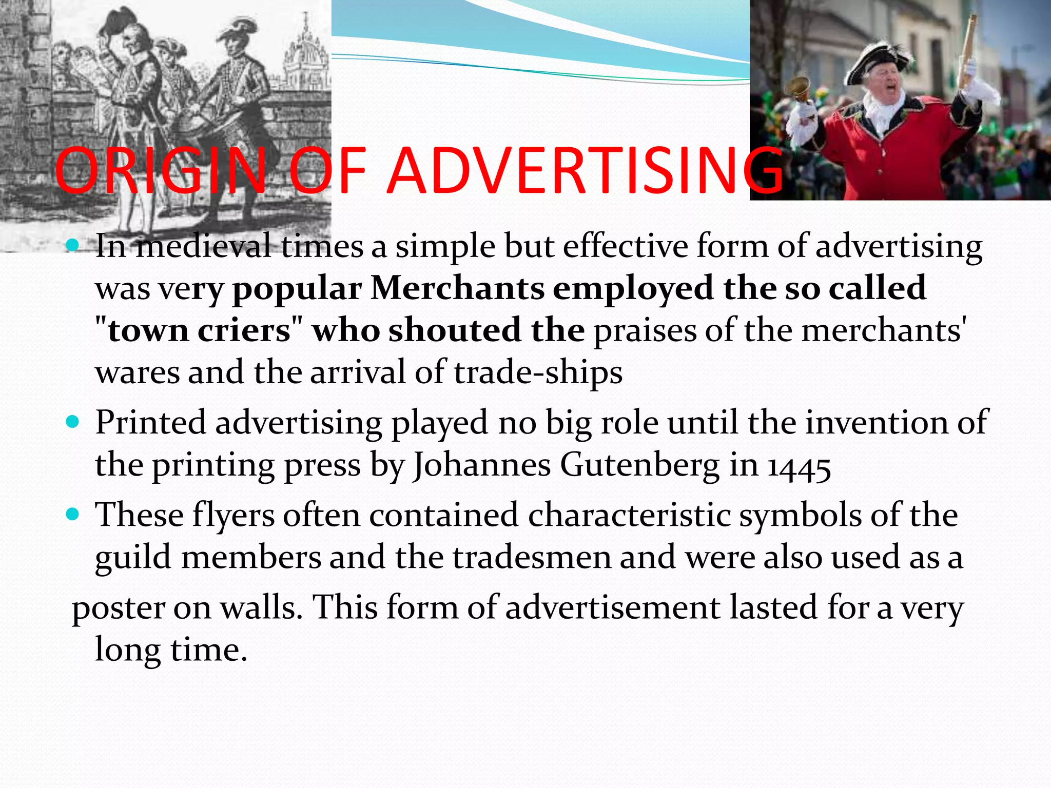 History of advertising | PPTX
