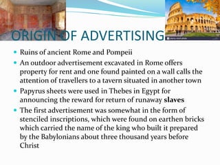 History of advertising | PPTX