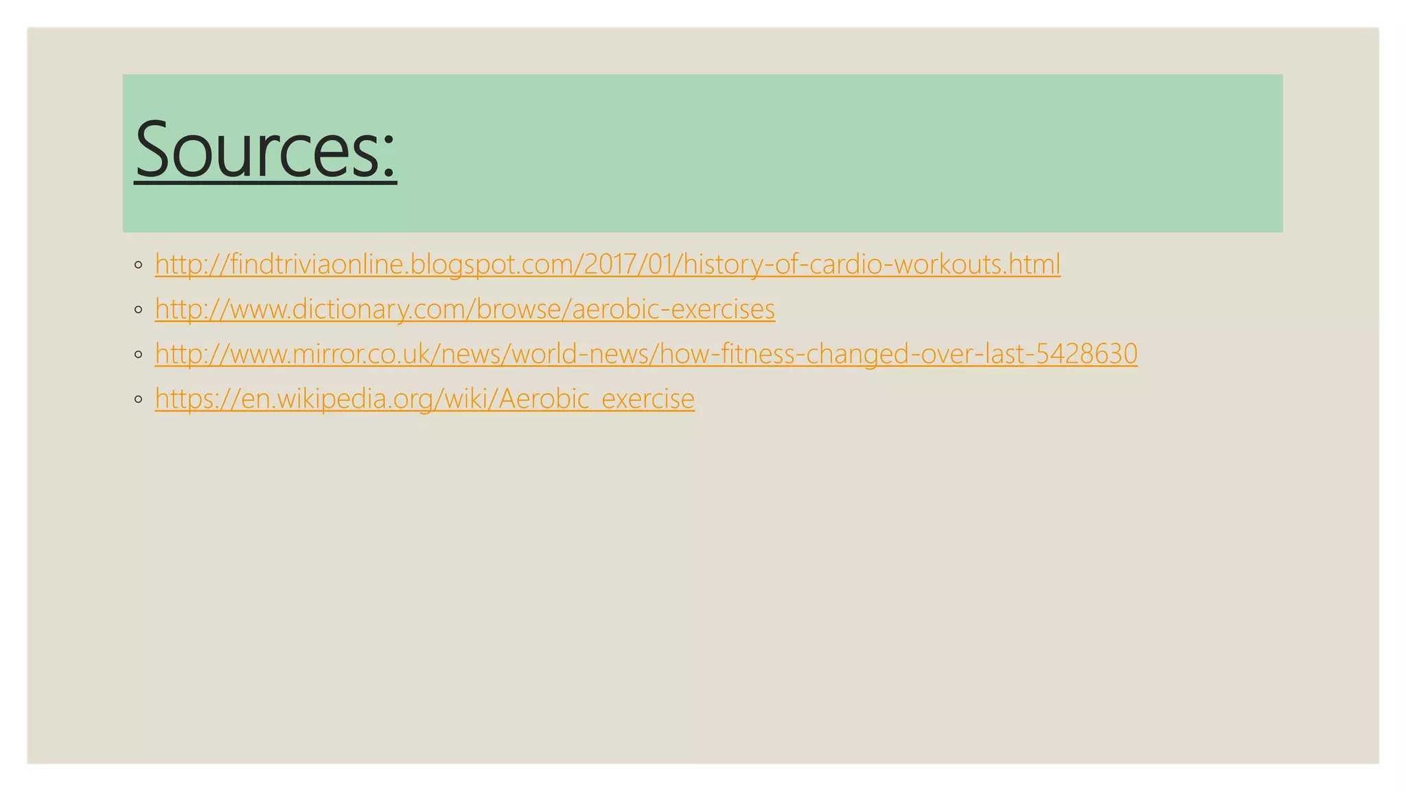 History of Aerobic Exercise | PPTX