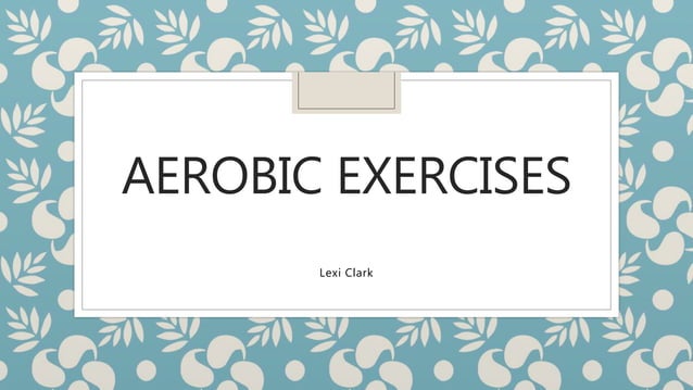 History of Aerobic Exercise | PPTX | Running and Jogging | Fitness and ...