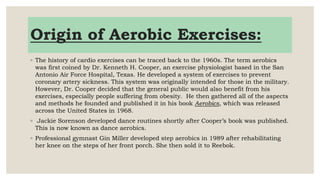 History of Aerobic Exercise | PPTX