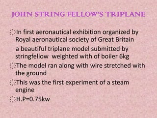 History of aeroplane 1 | PPTX