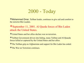 A brief and modern History of Afghanistan.ppt