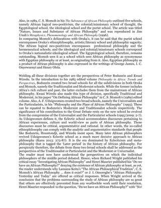 History of african philosophy | PDF