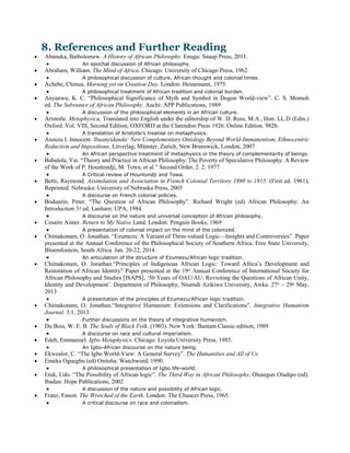 History of african philosophy | PDF