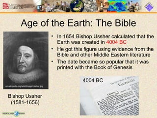 History Of Age Of The Earth | PPT
