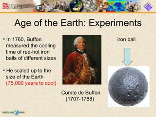 History Of Age Of The Earth | PPT