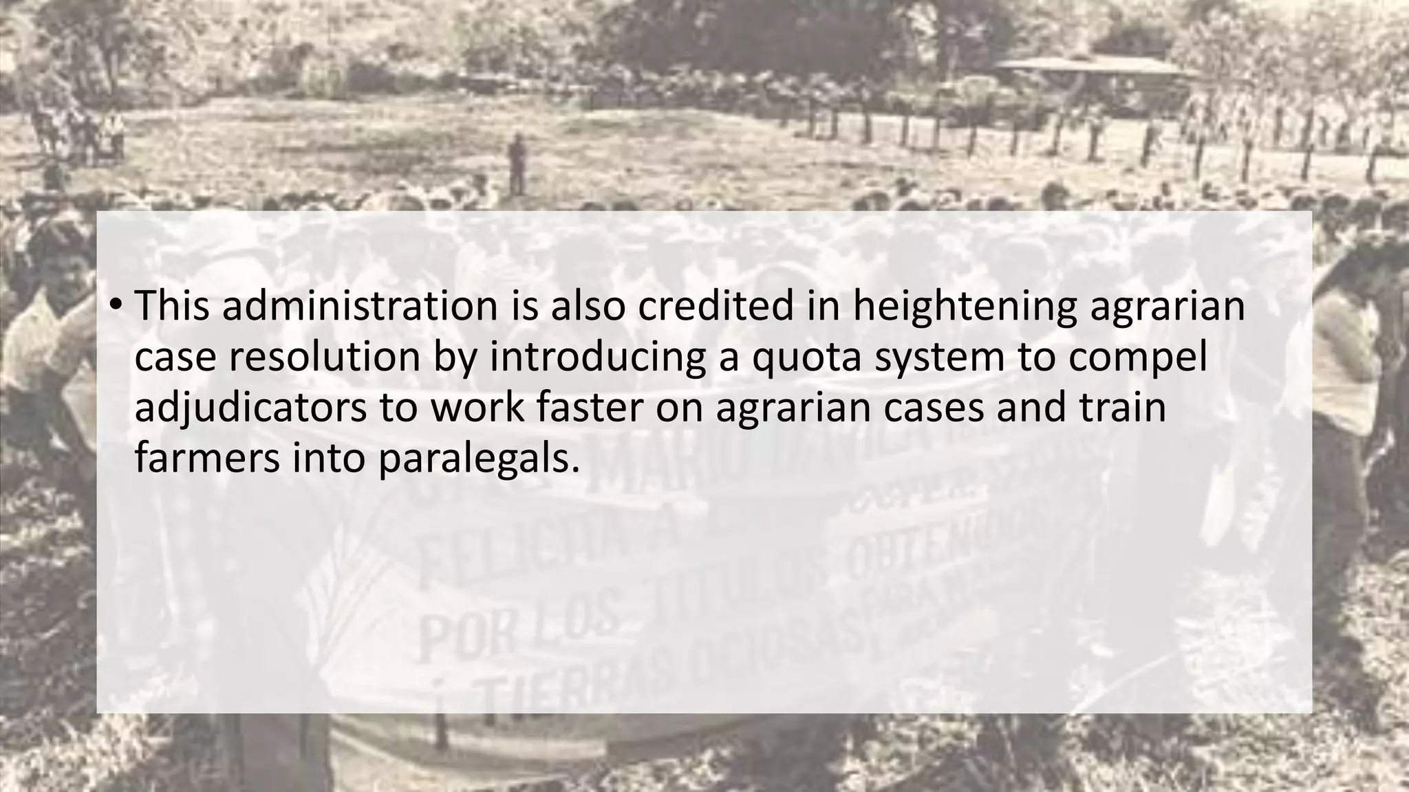 History of agrarian reform | PPTX