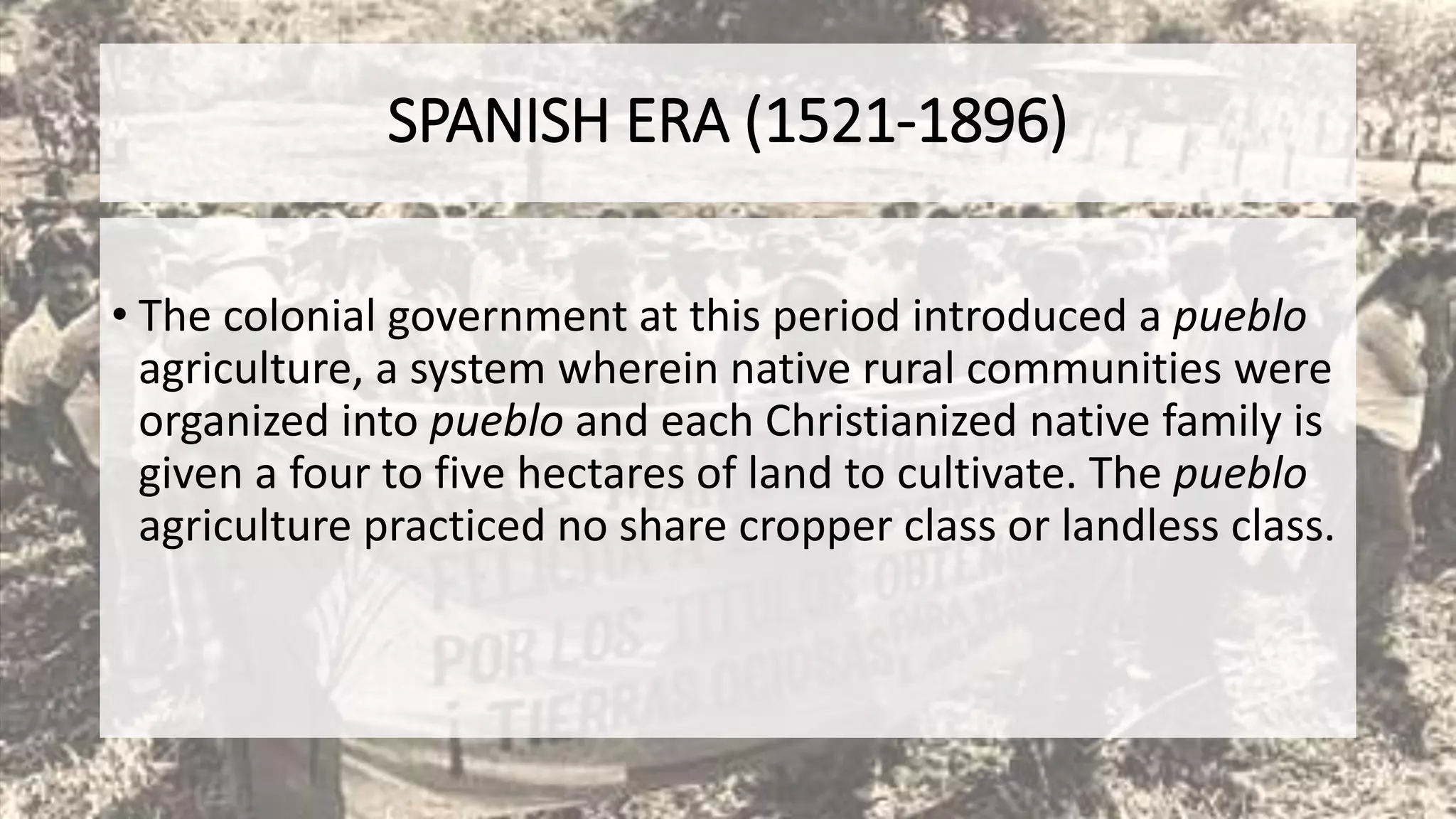 History of agrarian reform | PPTX