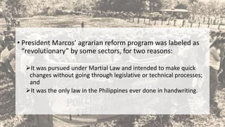 History of agrarian reform | PPTX