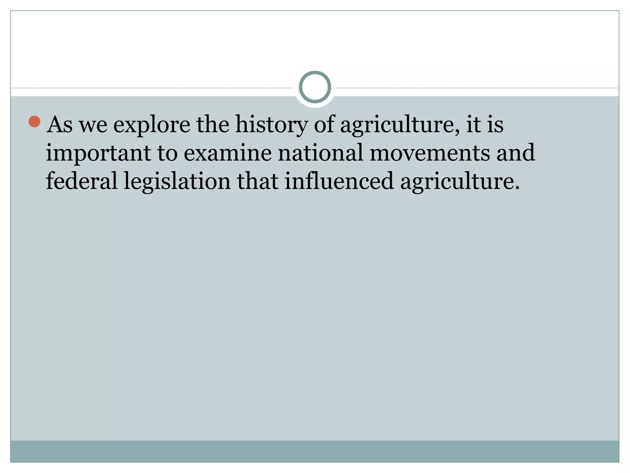 History of agriculture | PPT