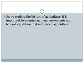 History of agriculture | PPT