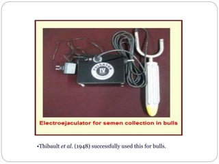 History of ai & semen collection IN ANIMALS | PPTX