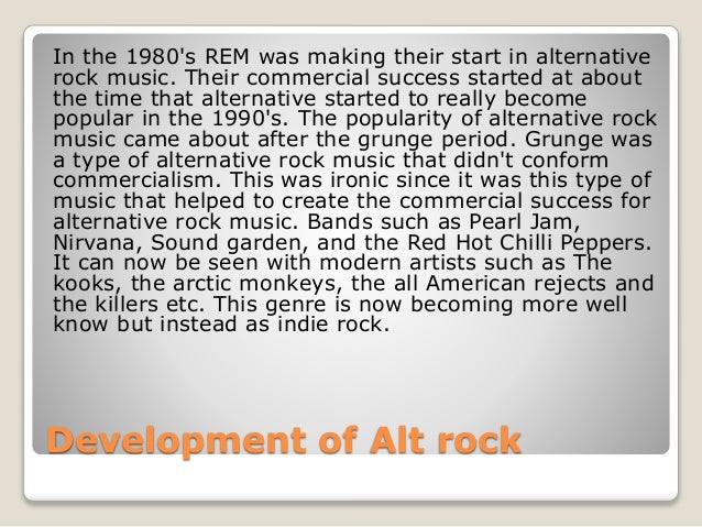 History of alternative rock 1