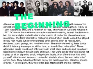 History of alternative music | PPT