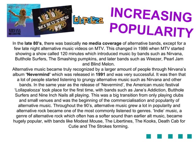 History of alternative music | PPT