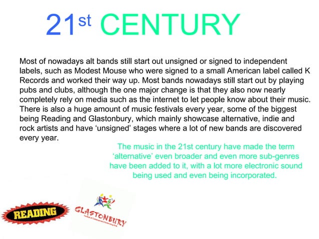History of alternative music | PPT