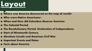 History of America | PPT