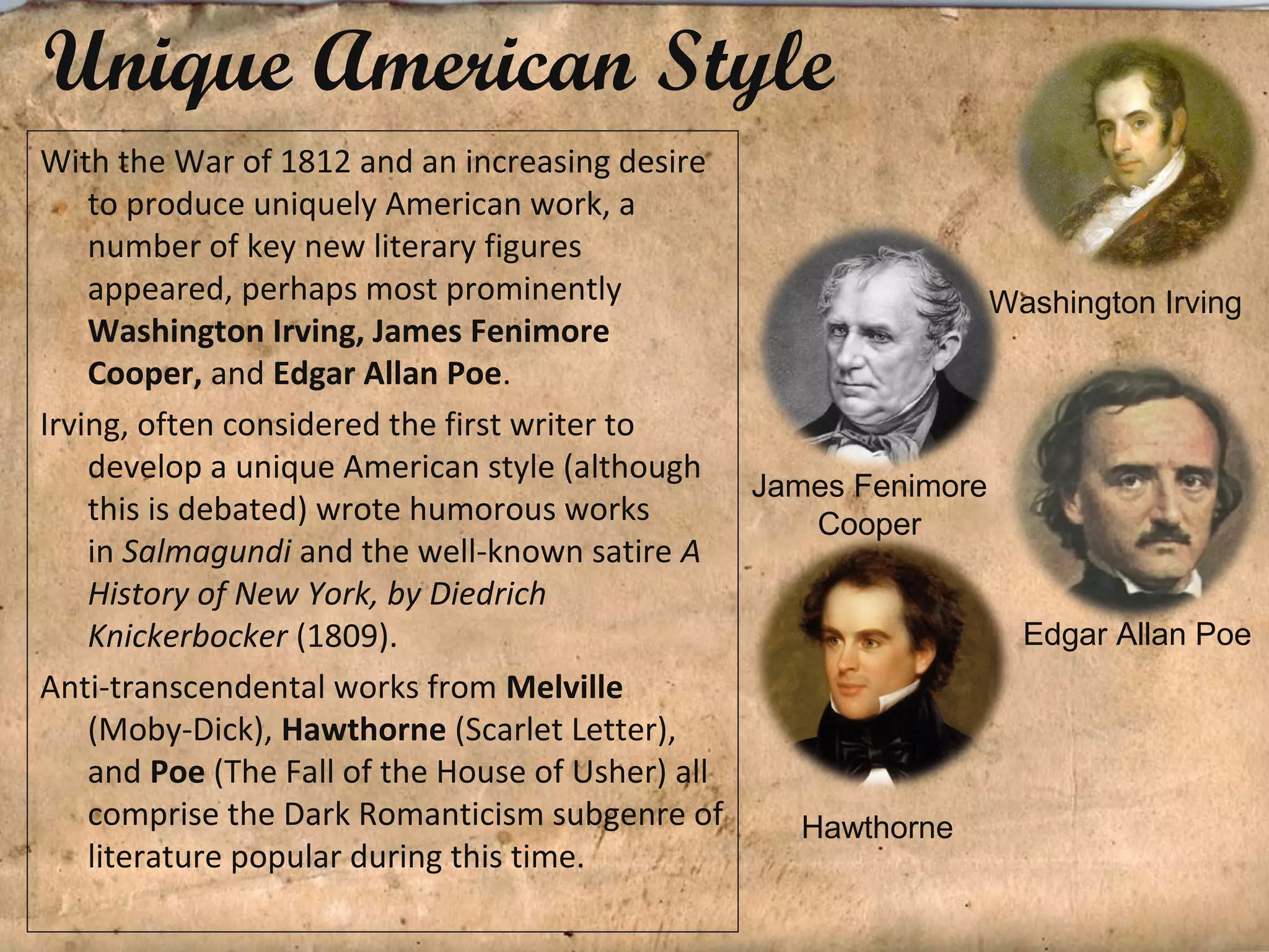History of American Literature | PPT