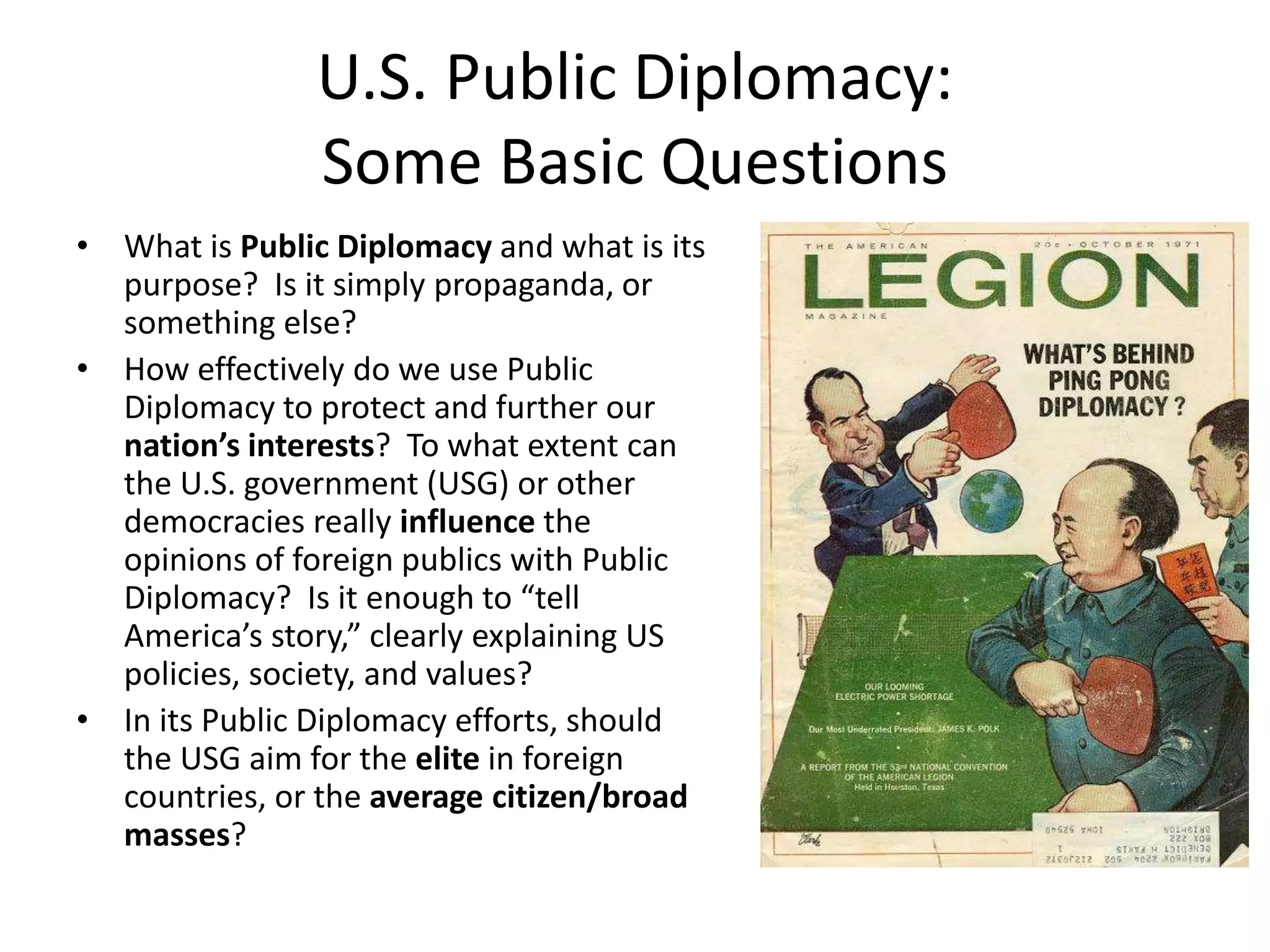 History of American Public Diplomacy v4 (Belgrade) | PPTX