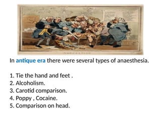 History of anaesthesia-1 of a human.pptx