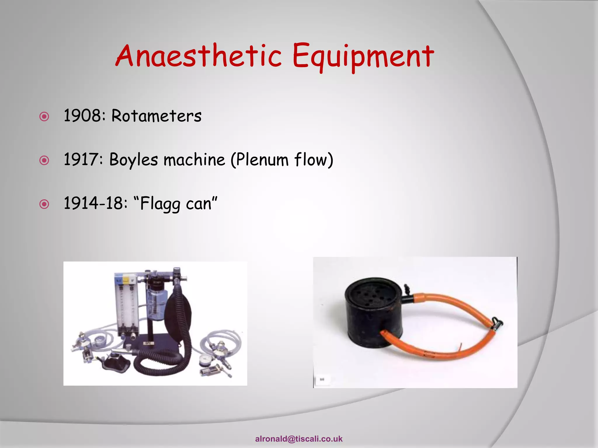 History of anaesthesia | PPTX