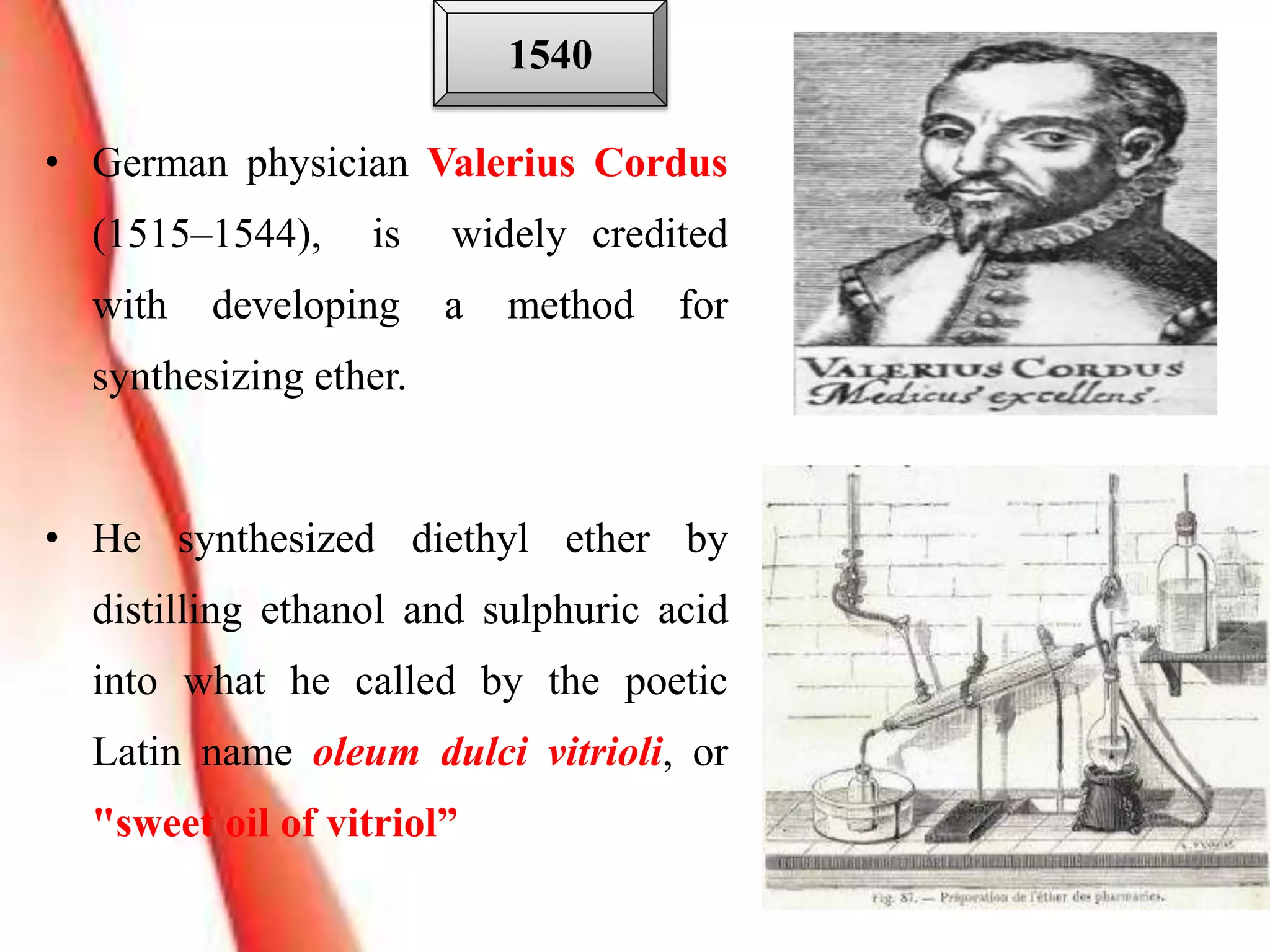 History of anaesthesia | PPTX