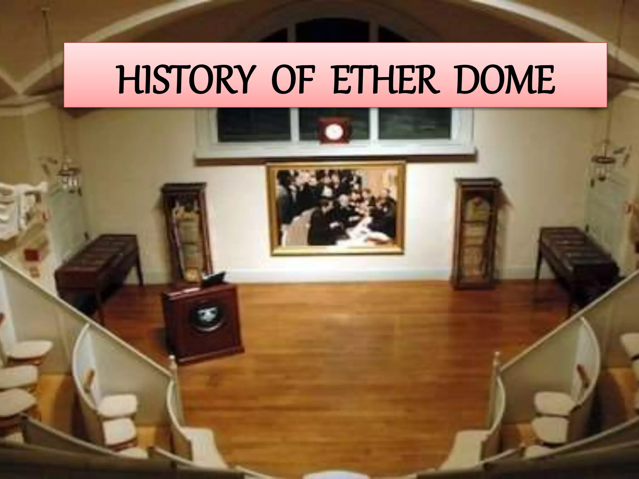 History of anaesthesia | PPTX