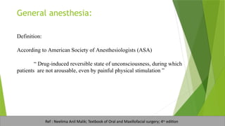 HISTORY OF ANAESTHESIAANATOMY OF AIRWAY BASICS OF GENERAL ANESTHESIA .pptx