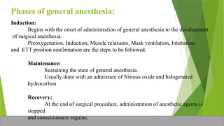 HISTORY OF ANAESTHESIAANATOMY OF AIRWAY BASICS OF GENERAL ANESTHESIA .pptx