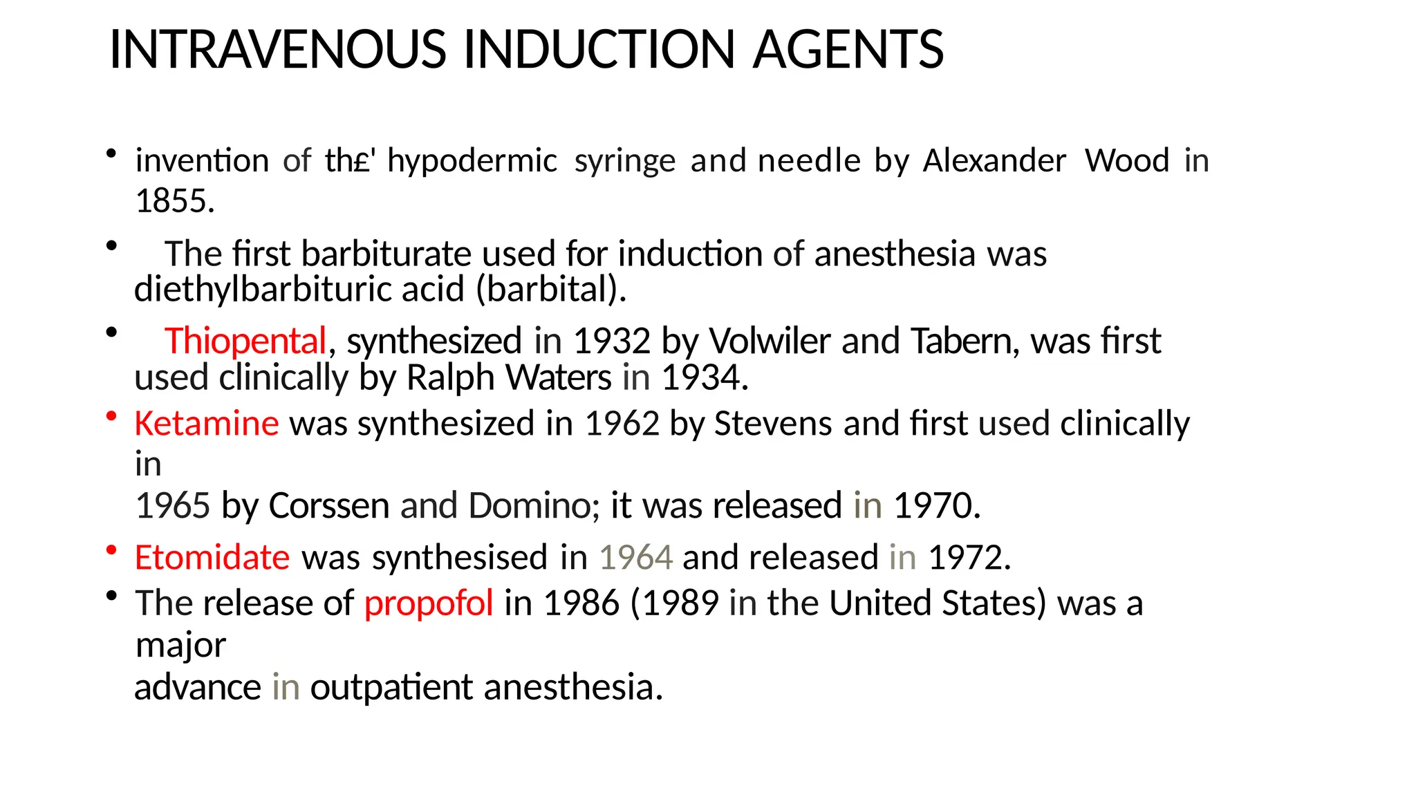 history of anaesthesia as a modern specialty.pptx