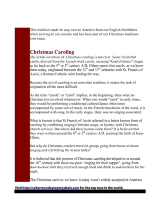 History of an American Christmas by Xavier Buchanan | PDF