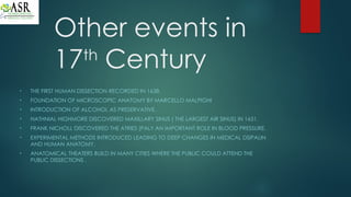 History of Anatomy-17 century pptx by B.kavitha | PPTX