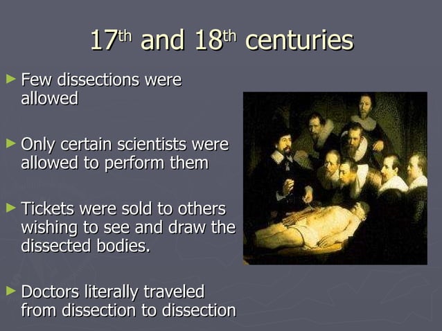 History Of Anatomy | PPT | Biological Sciences | Science