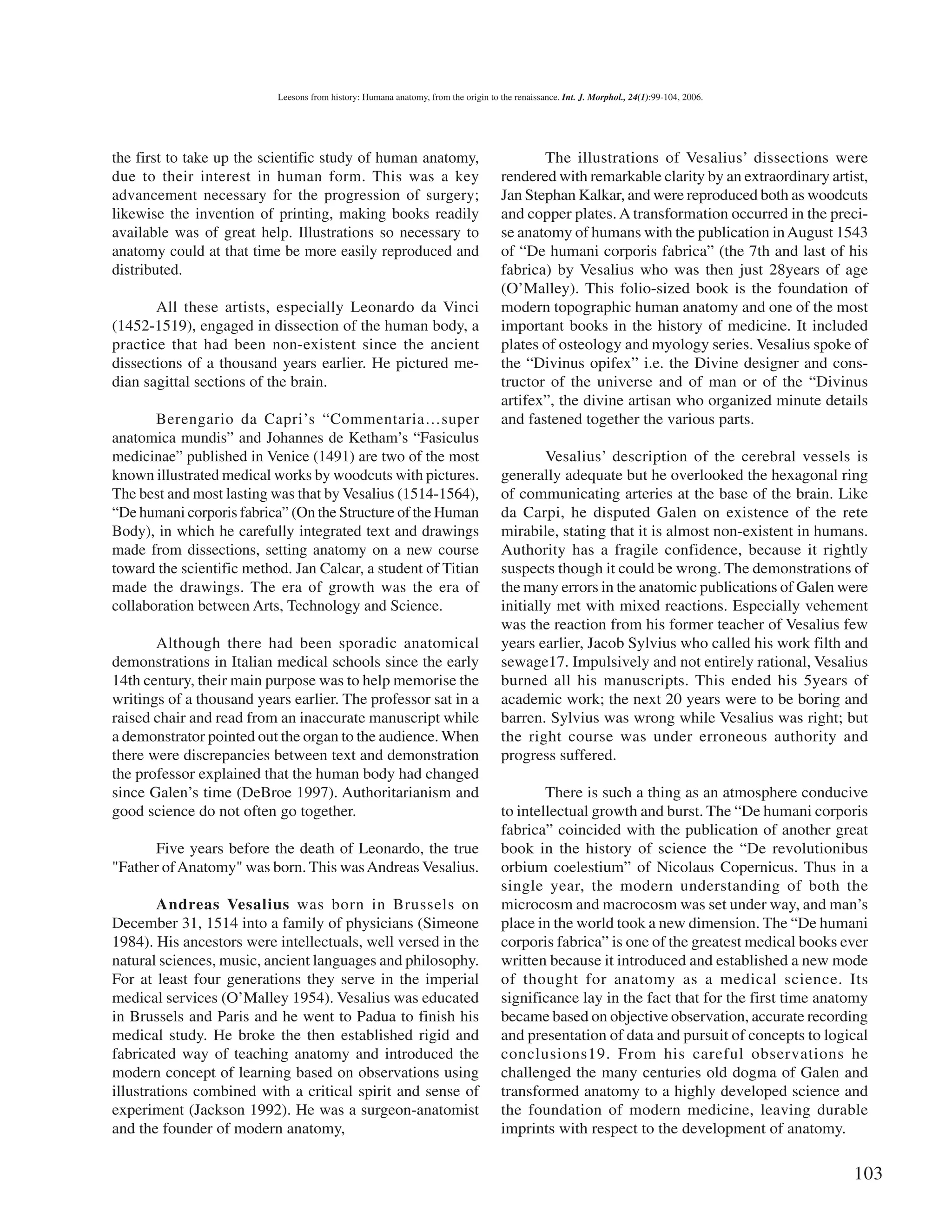 History of anatomy | PDF