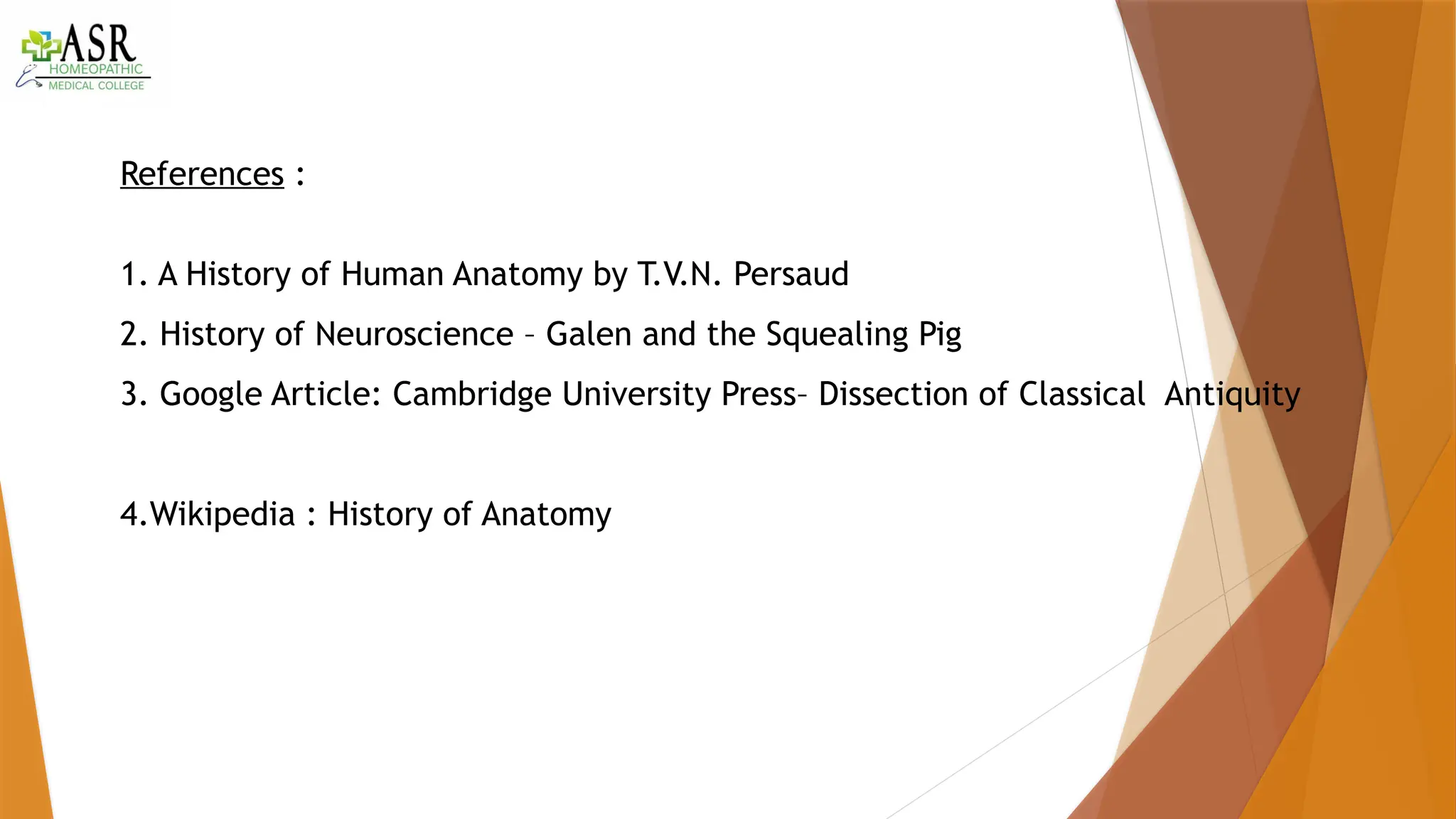 History of Anatomy during the Roman Period | PPTX