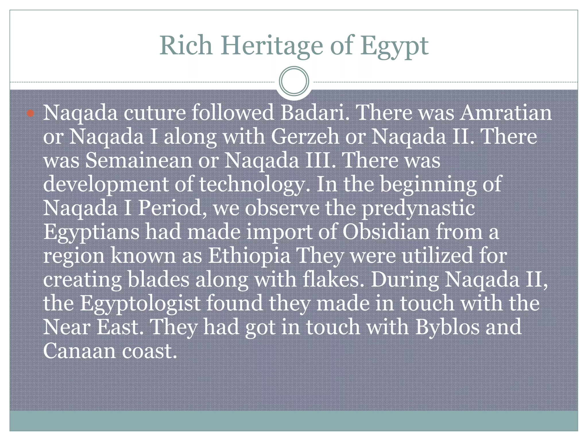 History of Ancient Egypt | PPTX