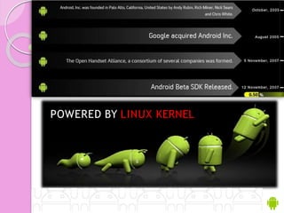 History of Android powerpoint presentation | PPTX