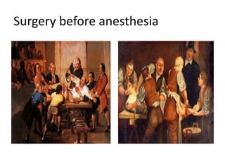 HISTORY OF ANESTHESIA.pptx | Illegal Drugs, Tobacco, eCigarettes ...